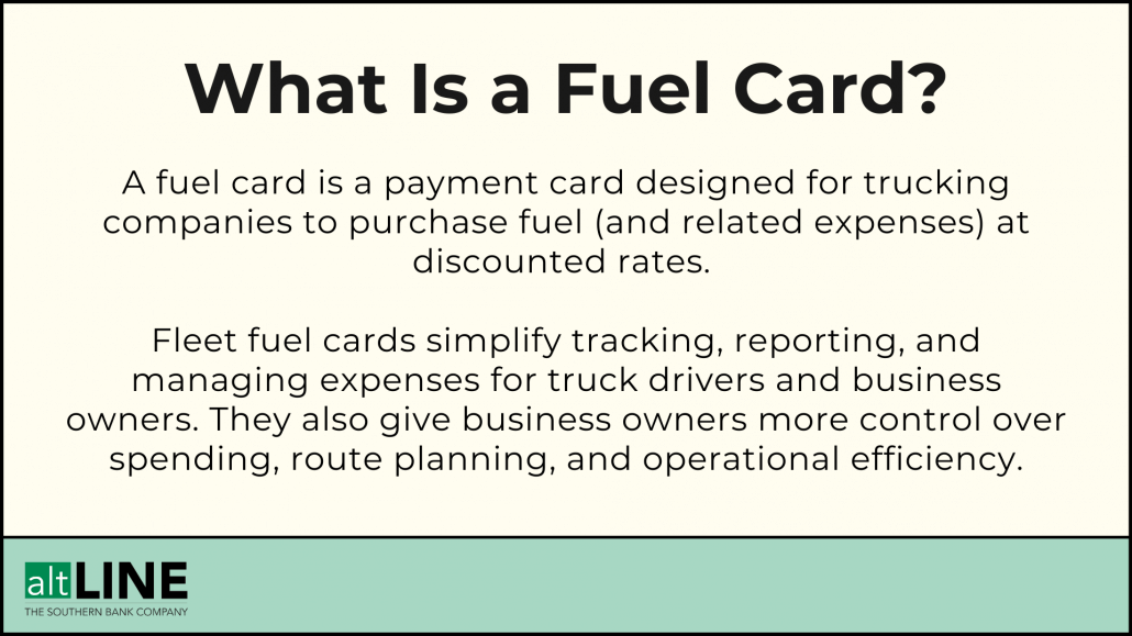 Fuel Cards: What They Are, How They Work & Benefits | altLINE